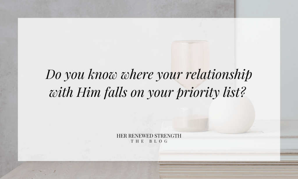 Putting Your Relationship with God First as a Busy Christian Woman ...